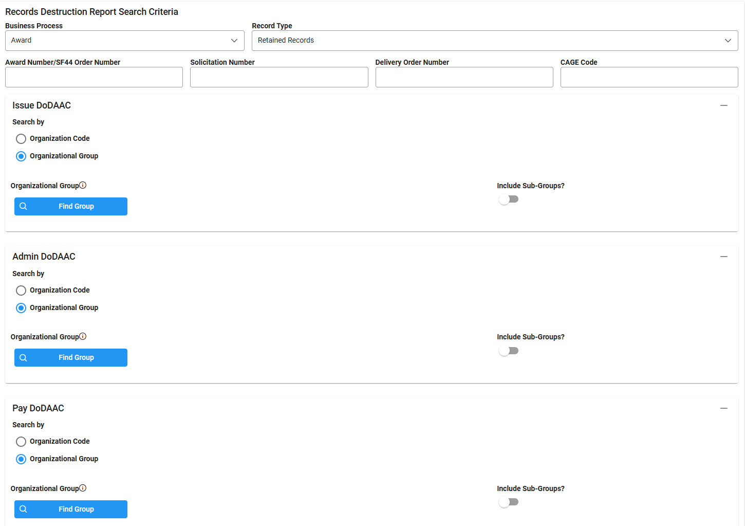 EDA Training - Records Destruction Report | PIEE