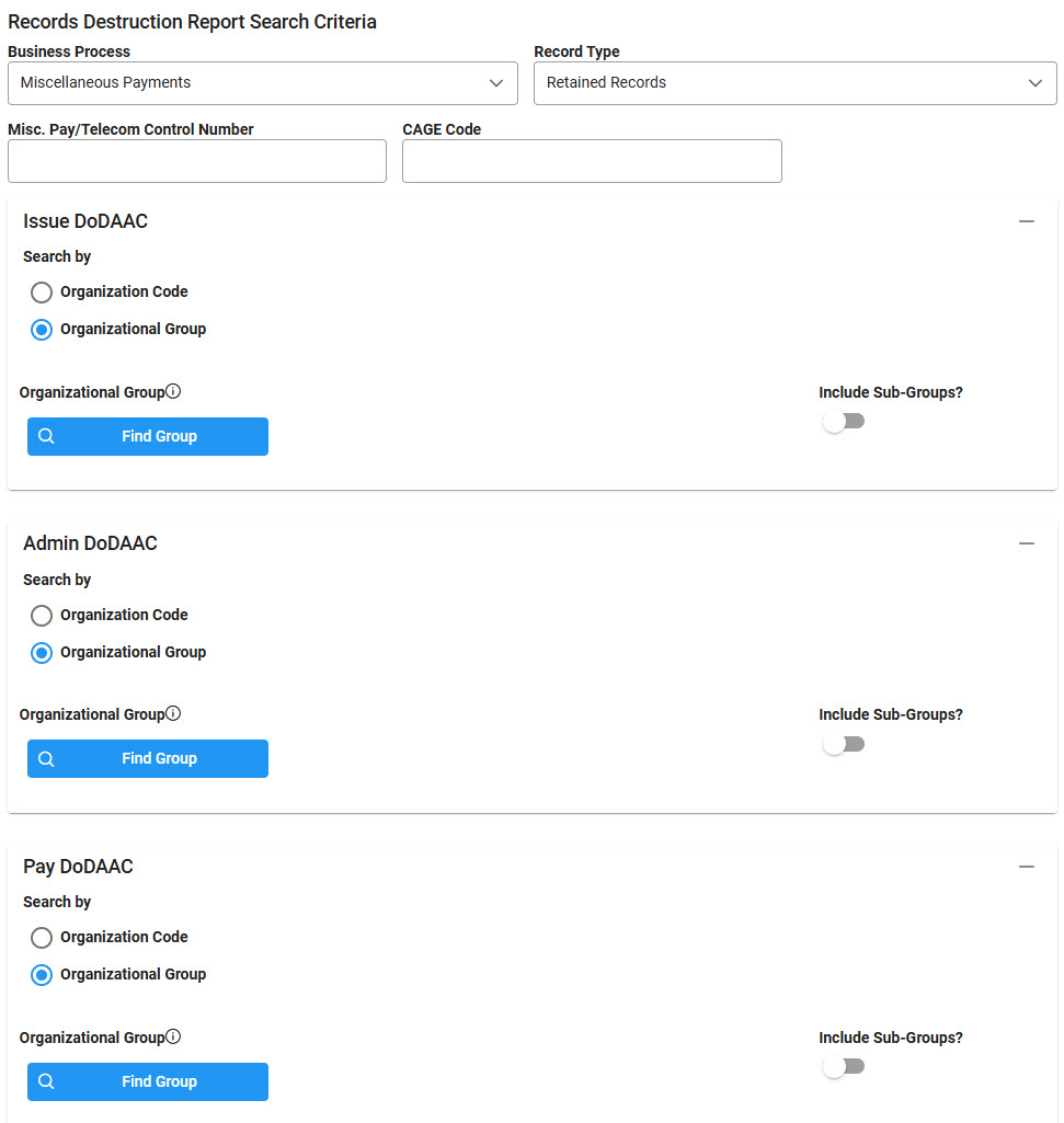 EDA Training - Records Destruction Report | PIEE