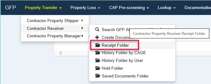 GFP Training - Contractor Receiver Role | PIEE