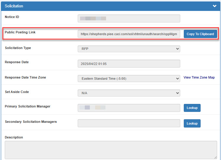 Solicitation Training - General Functions | PIEE